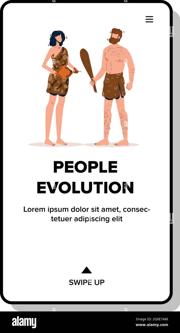Evolution man vector hi-res stock photography and images - Alamy