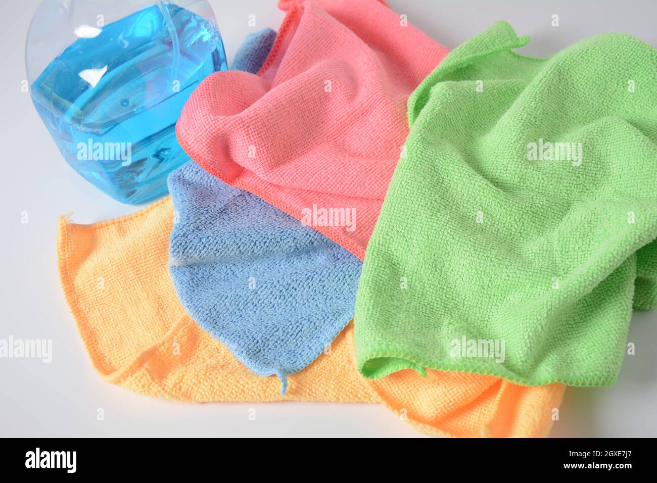 Multicolor micro Fiber cleaning cloth with static electricity that ...
