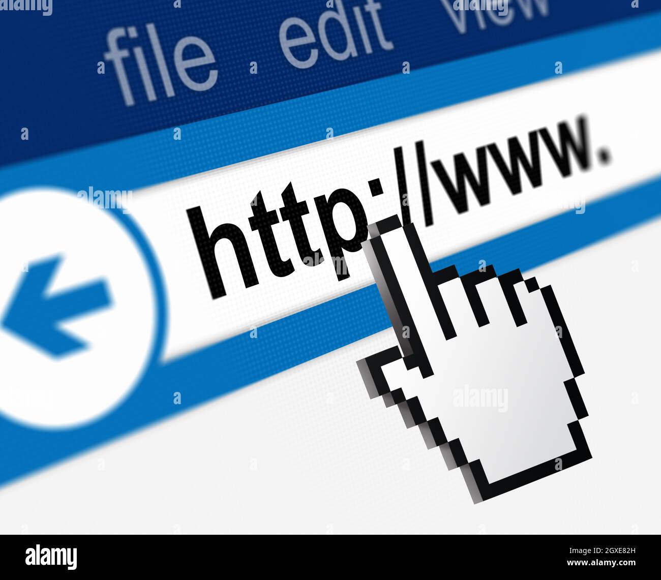Address bar symbol hi-res stock photography and images - Alamy
