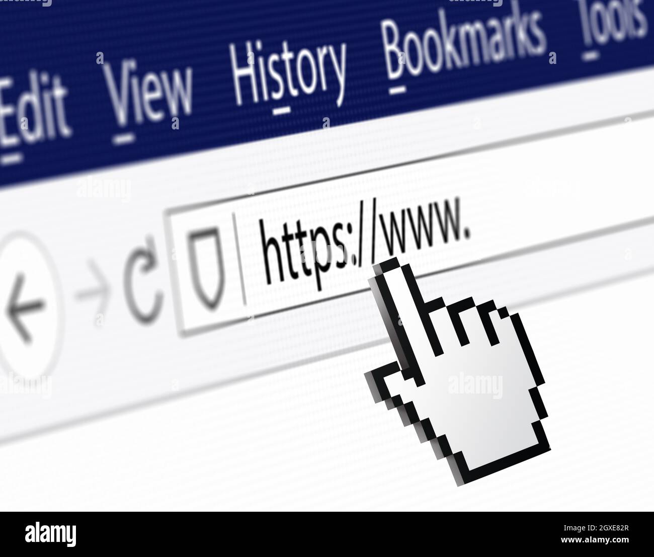 Address bar symbol hi-res stock photography and images - Alamy