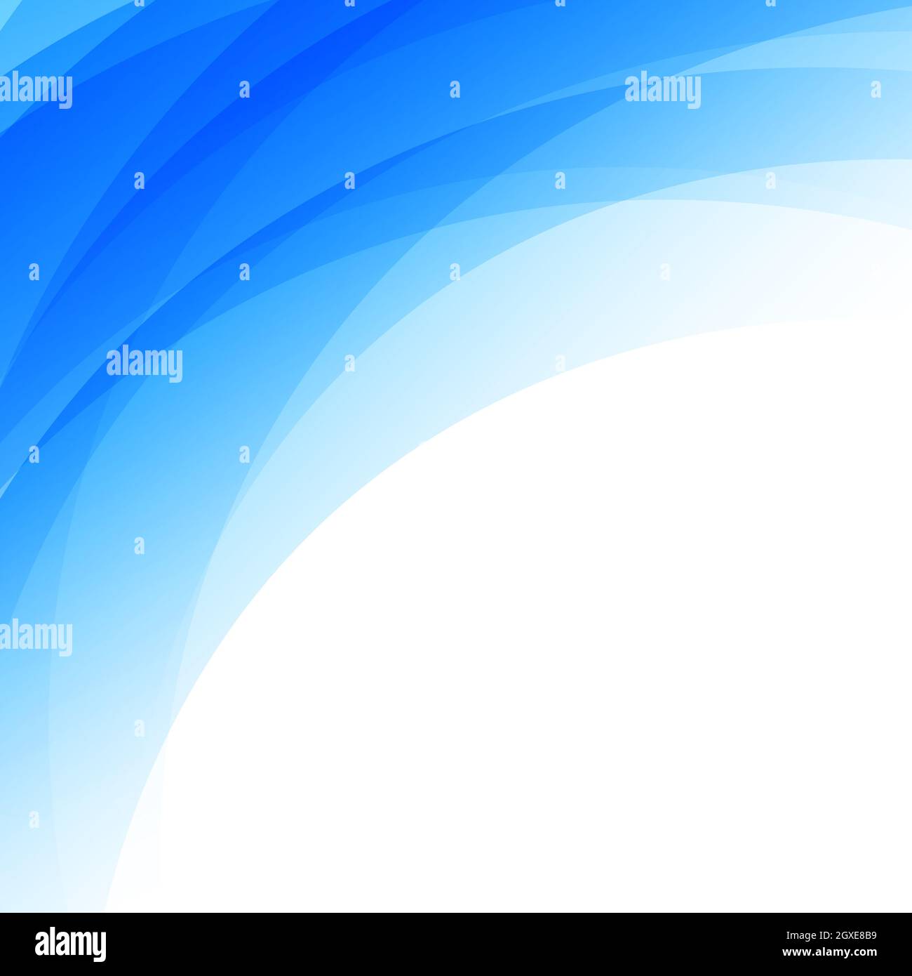Abstract blue lines on white background - Vector illustration Stock ...