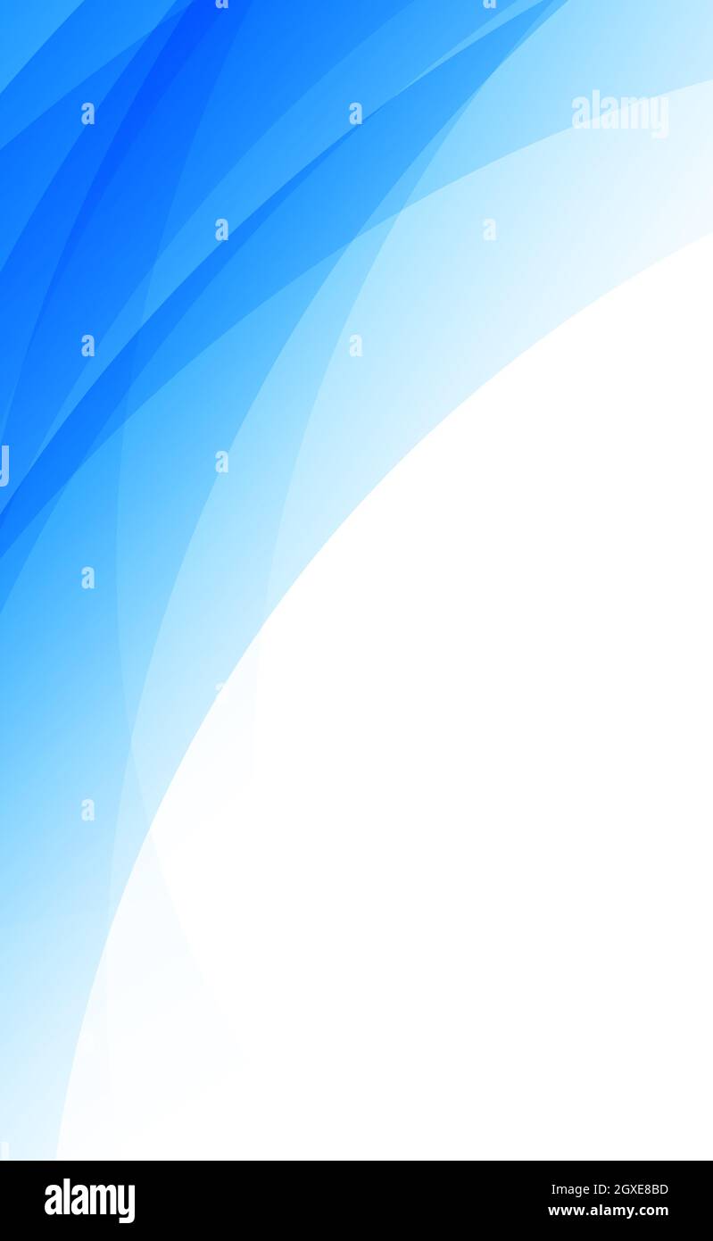 Abstract blue lines on white background - Vector illustration Stock ...