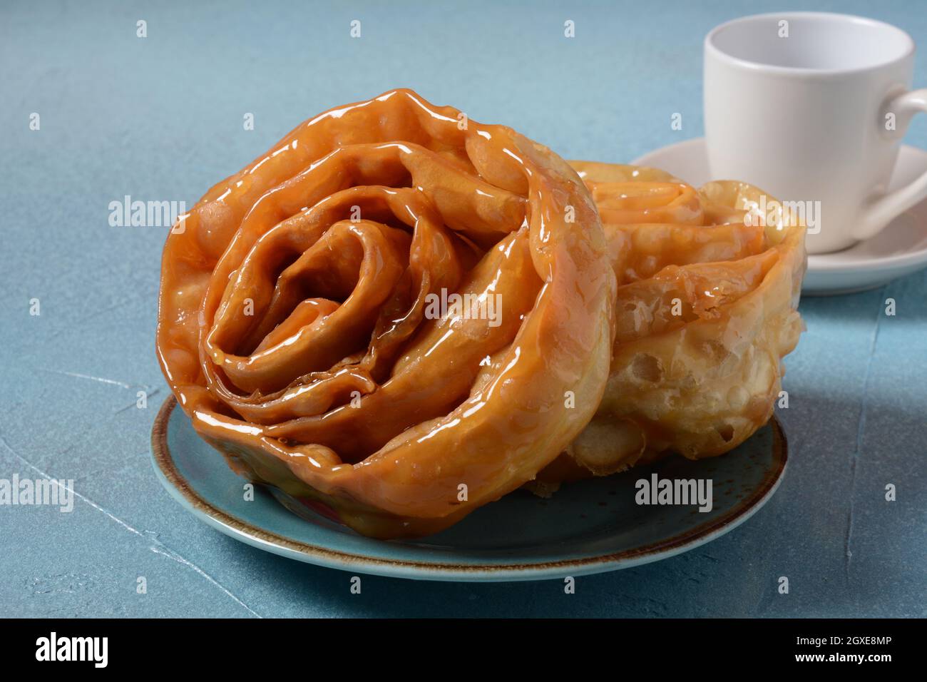 Fresh baked chebakia for ramadan. Chebakia moroccan pastries. Made of ...