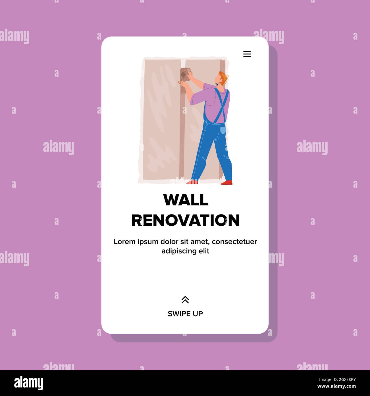 Interior drywall Stock Vector Images - Alamy