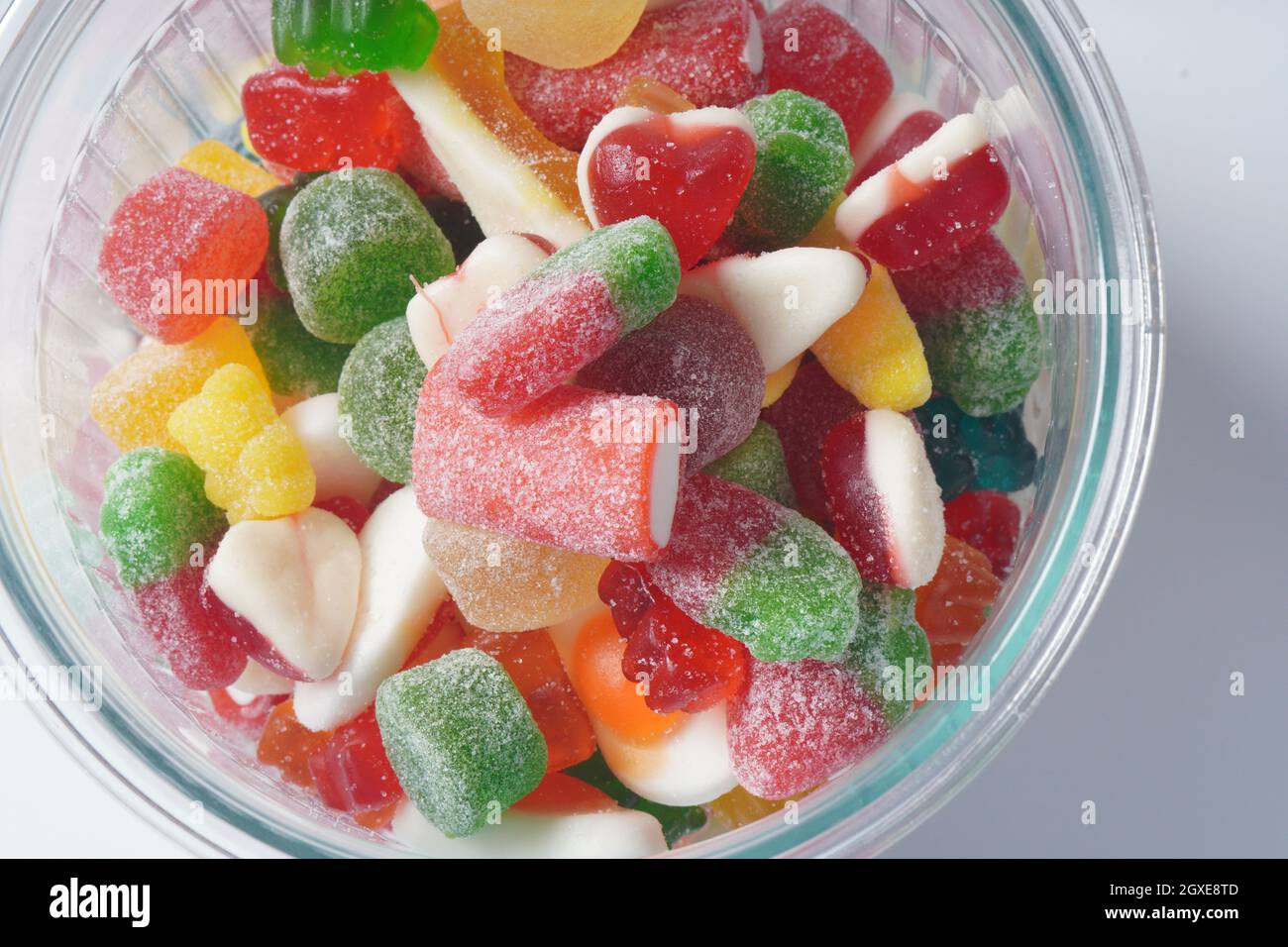 A lot of colorful assorted gummy candies. Juicy colorful jelly sweets ...