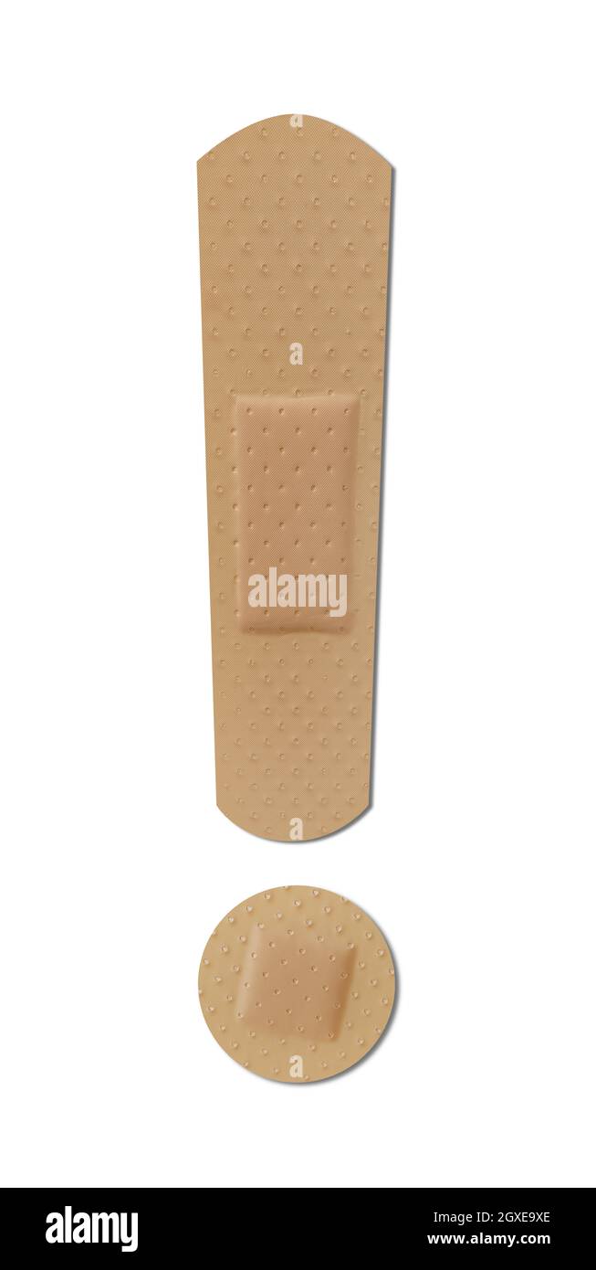 Band aid isolated on white Stock Photo - Alamy