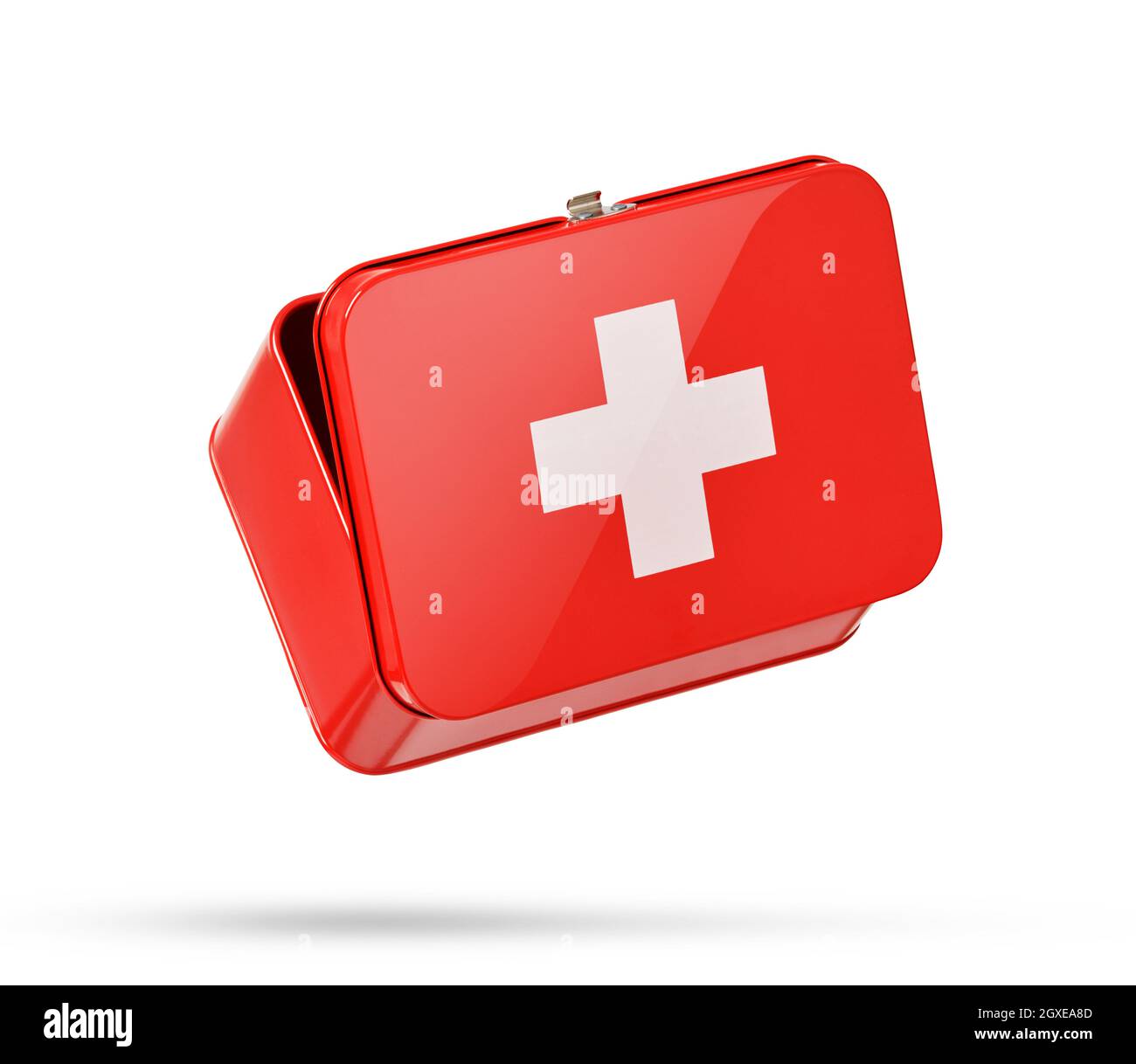 First aid kit on white background Stock Photo - Alamy
