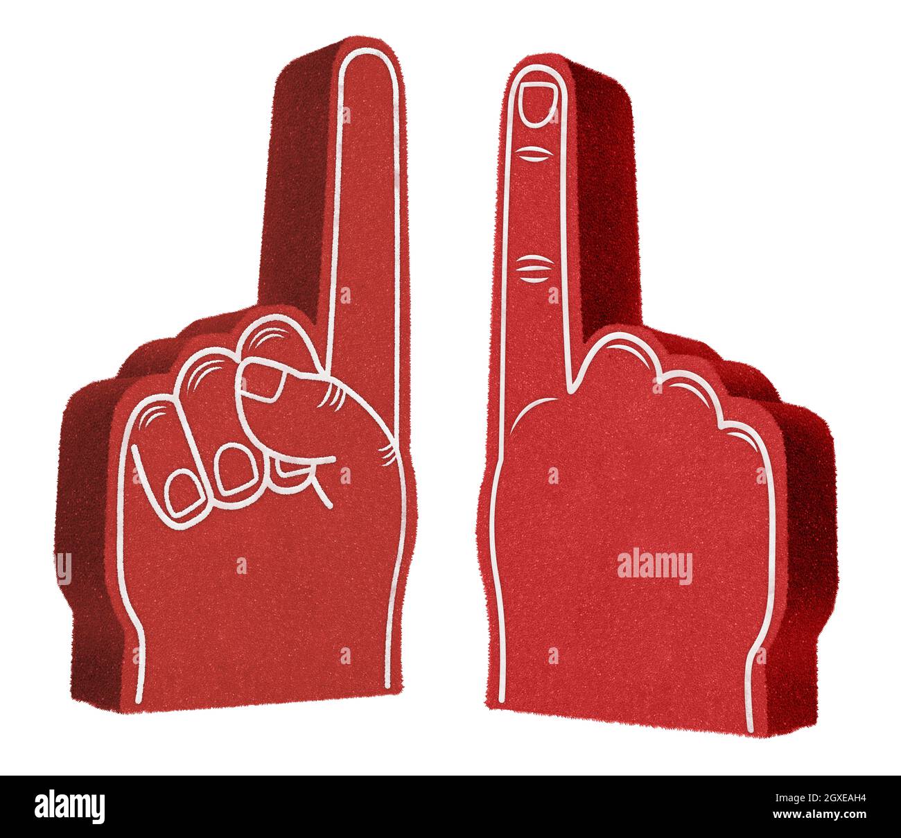 Finger front Cut Out Stock Images & Pictures - Alamy