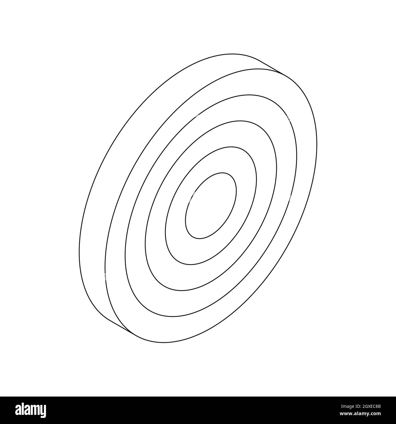 Isometric goal target achievement Black and White Stock Photos & Images ...