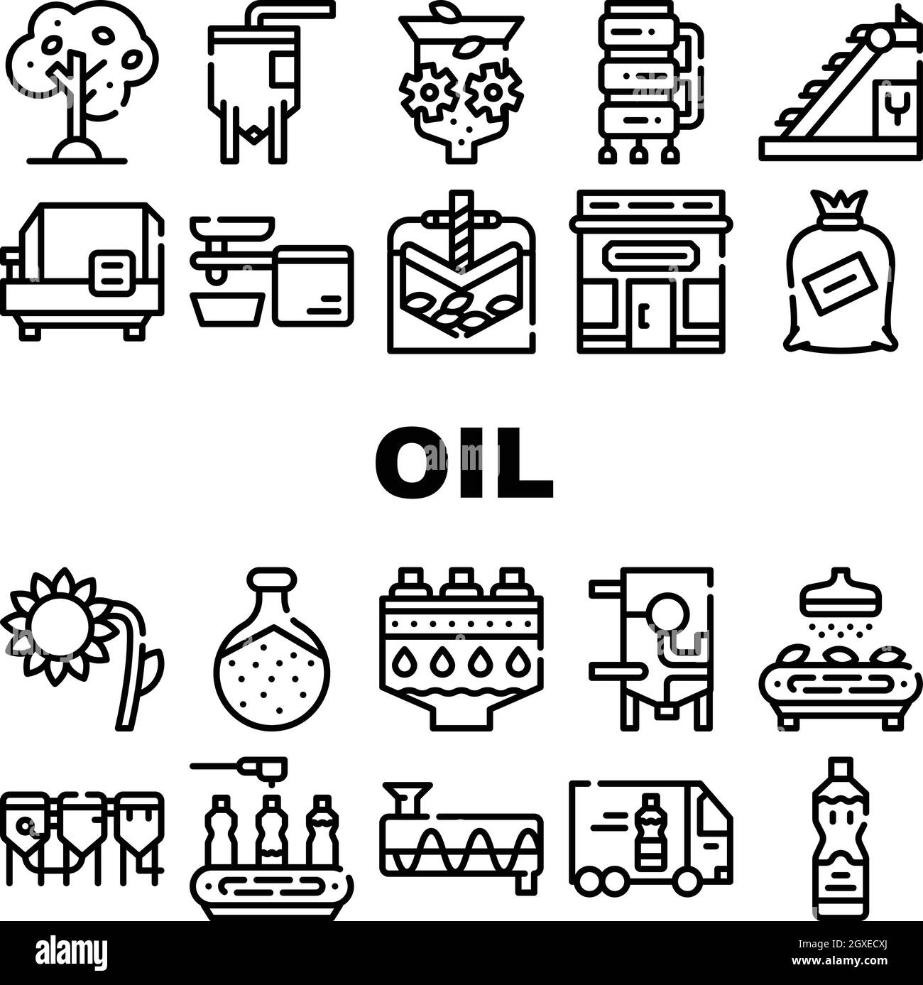 Seeds production Stock Vector Images - Alamy