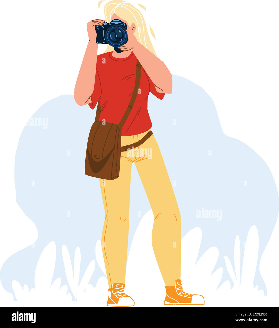 Photographer Girl Cartoon