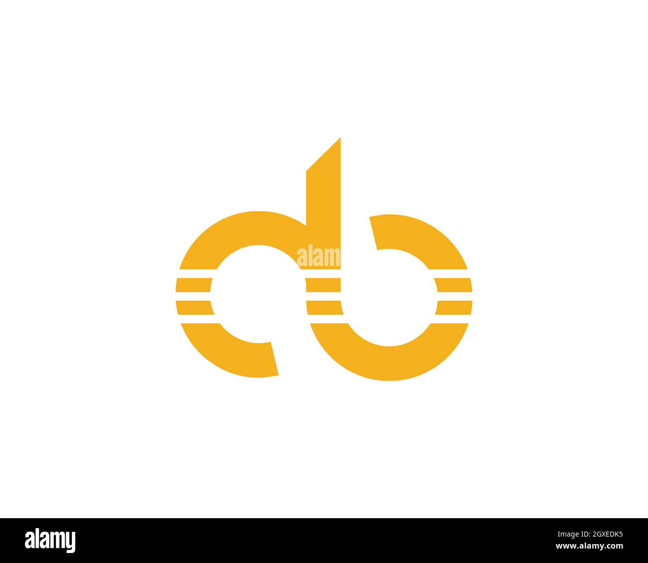 Letter AB logo design with a white creative outline in lime green ...