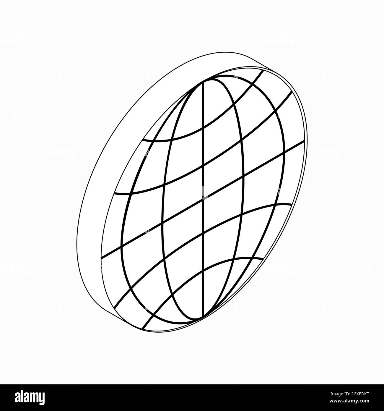 Earth in form globe Black and White Stock Photos & Images - Alamy
