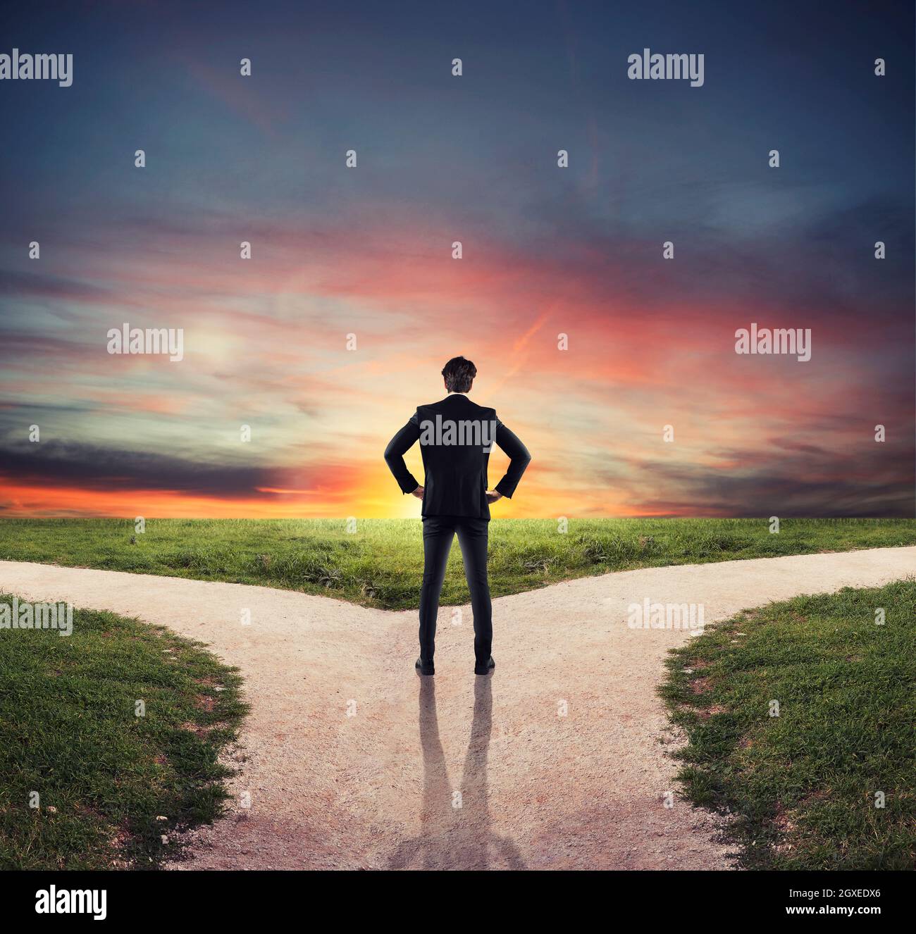 Career crossroads concept hi-res stock photography and images - Alamy