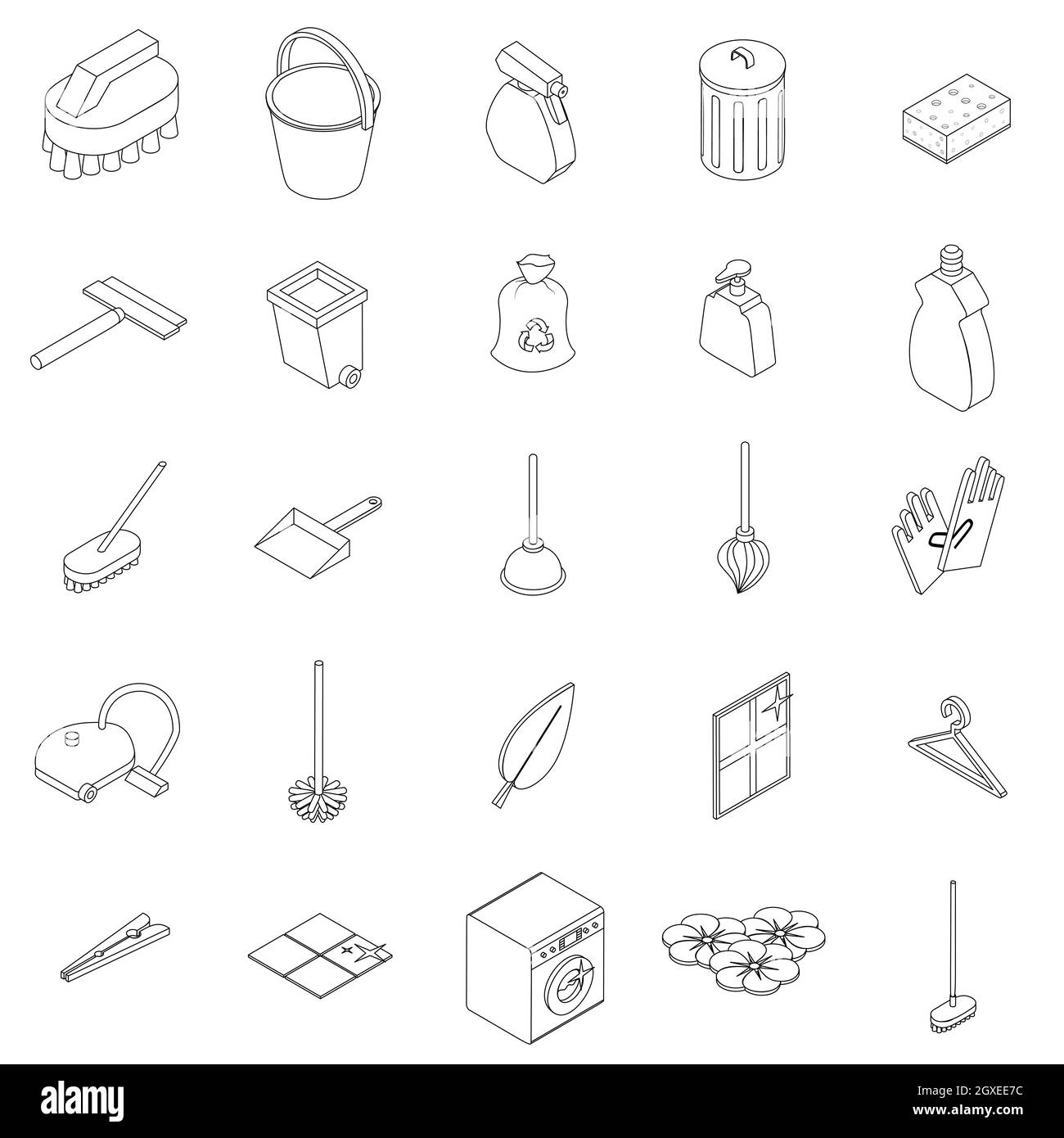 Window cleaning icon Black and White Stock Photos & Images - Alamy