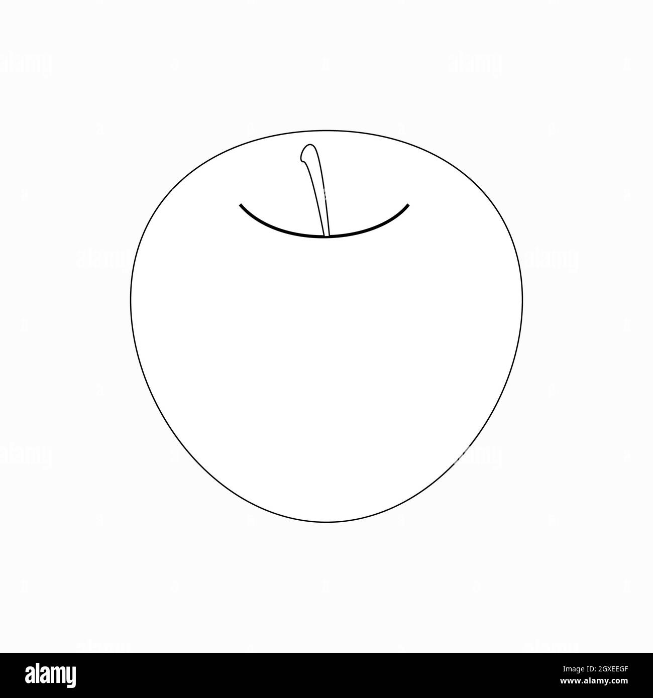 Apple icon in isometric 3d style isolated on white background Stock ...