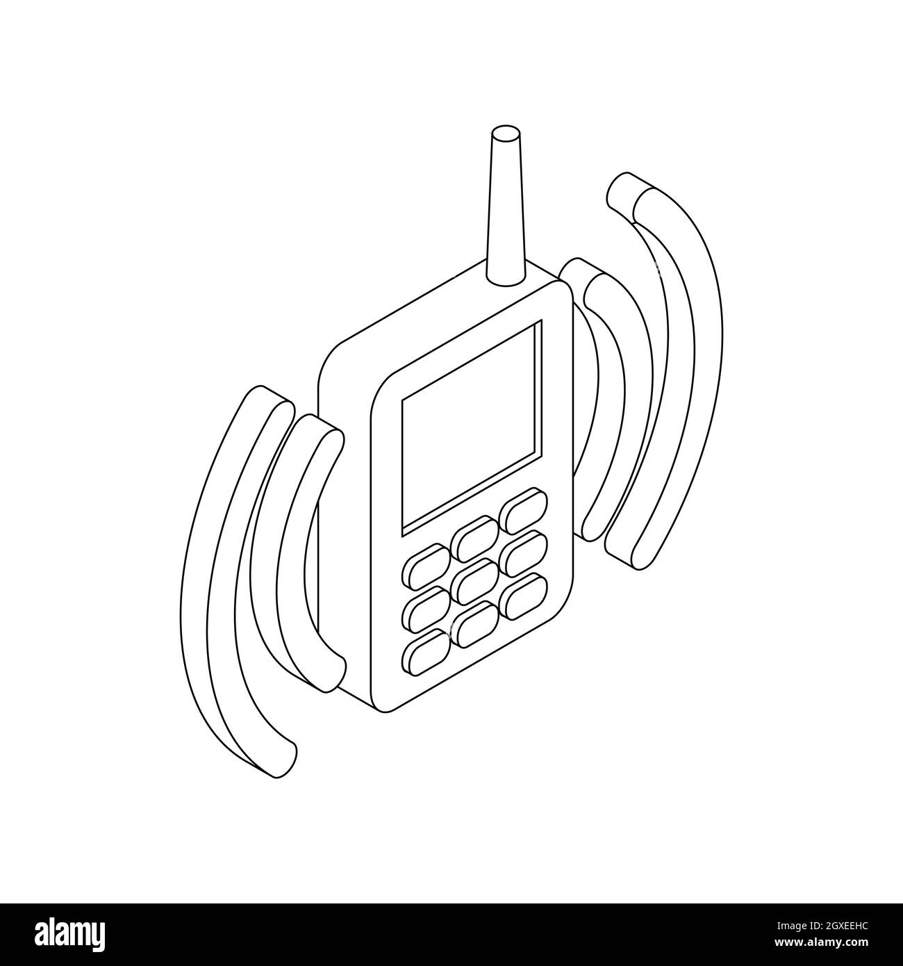 Handheld radio Black and White Stock Photos & Images - Alamy