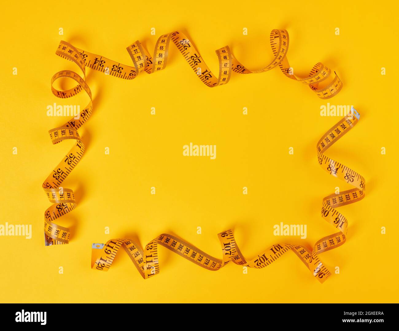 Frame yellow measuring tape hi-res stock photography and images - Alamy