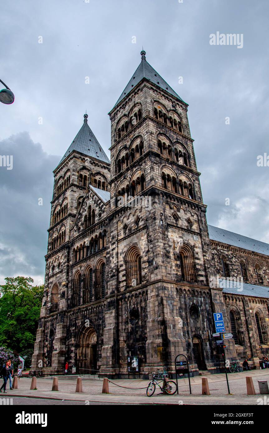 Lunds domkyrka historic cathedral hi-res stock photography and images ...