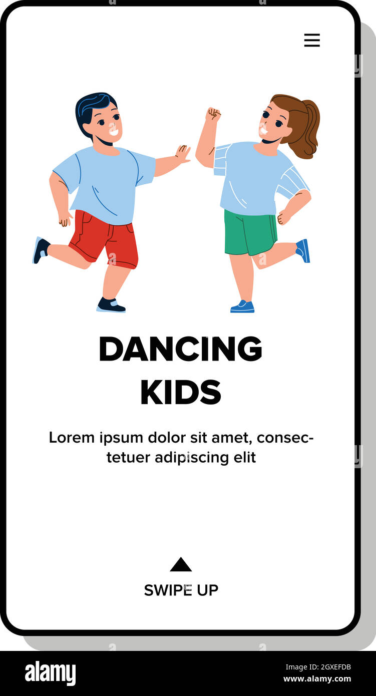 Choreography children Stock Vector Images - Alamy