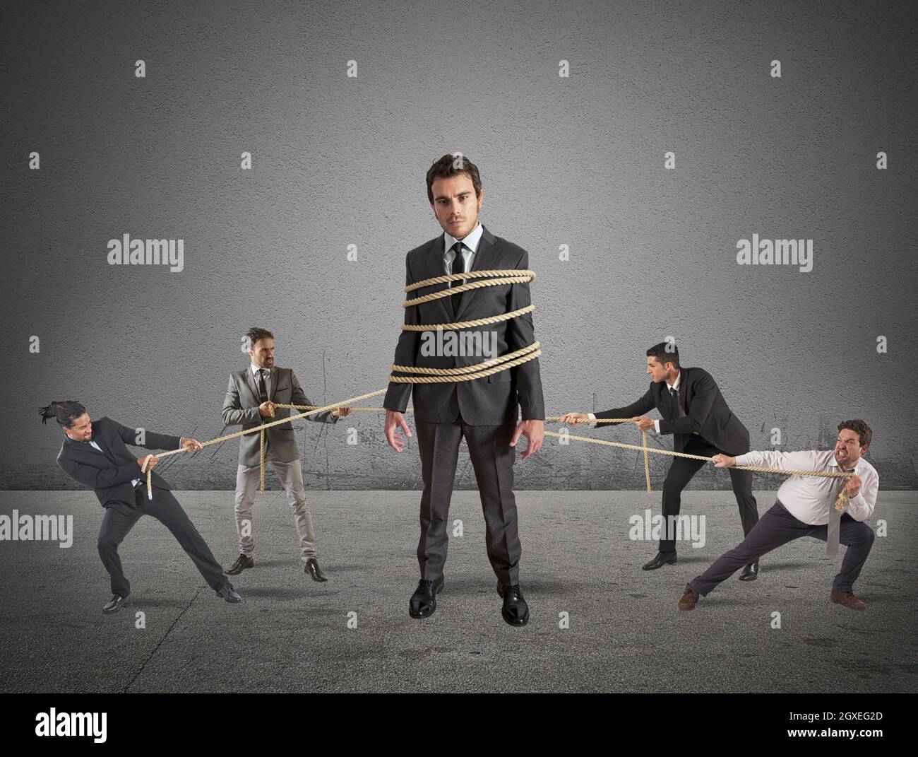 Concept of teamwork and strength through unity Stock Photo - Alamy