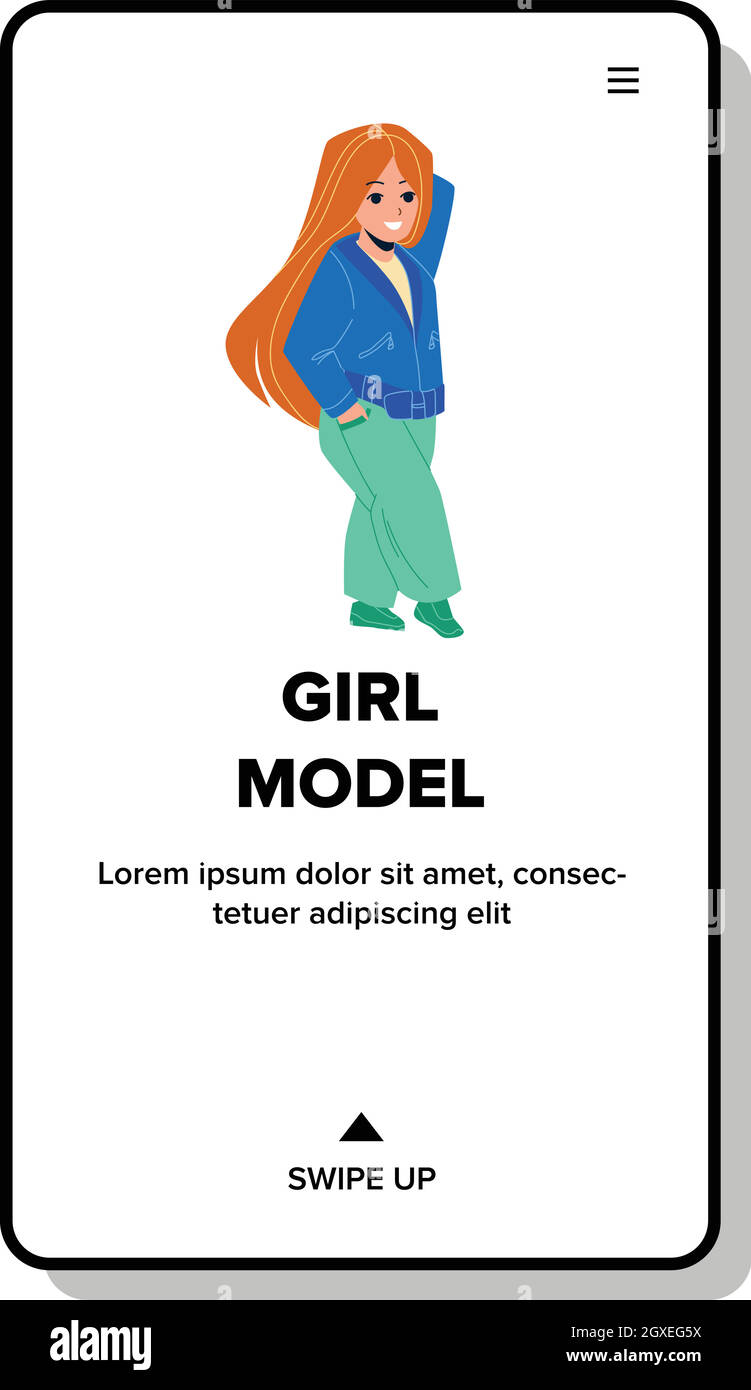 Model positive Stock Vector Images - Alamy