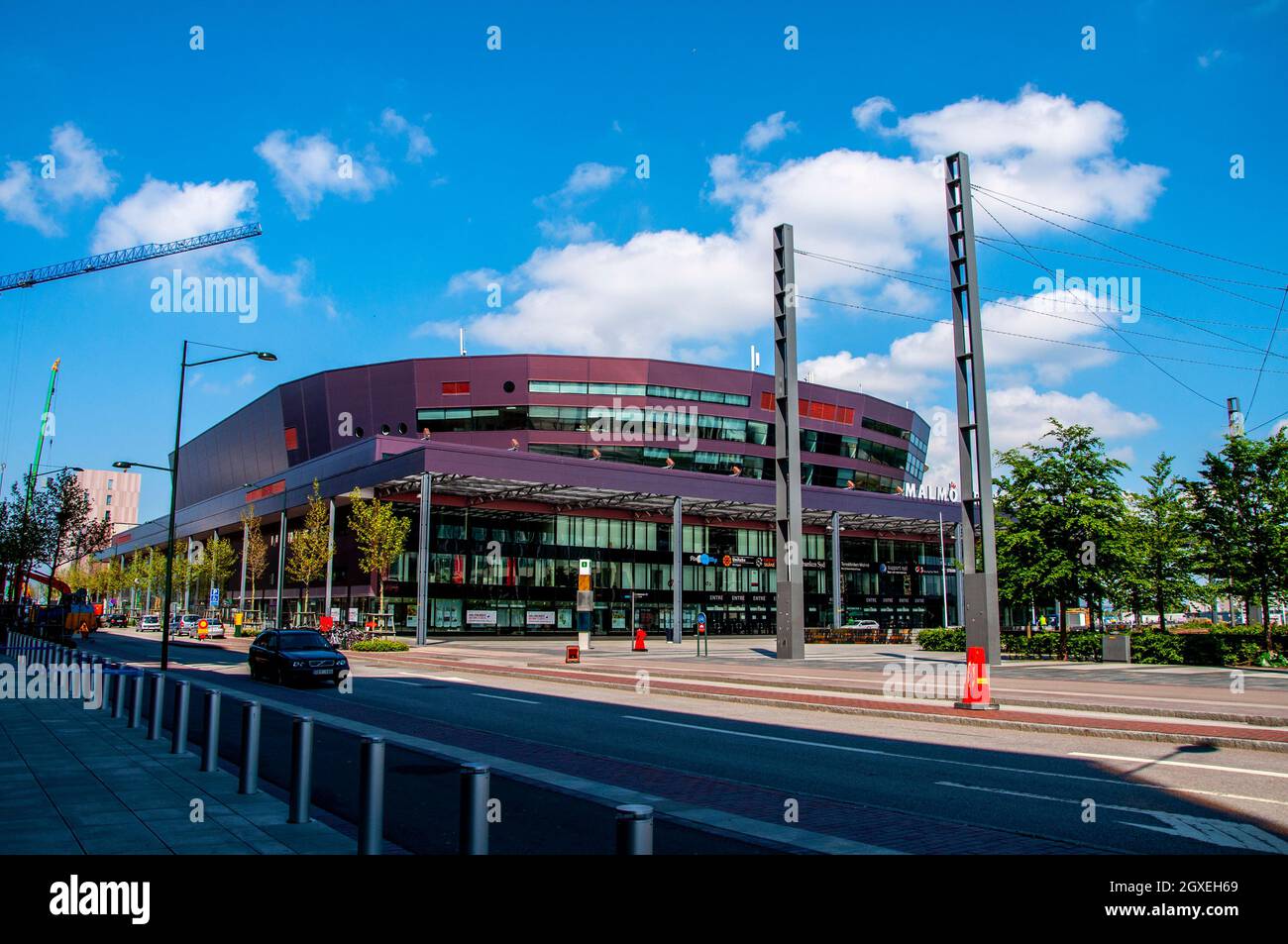 Malmo arena famous building for many cultural and sports events Stock ...