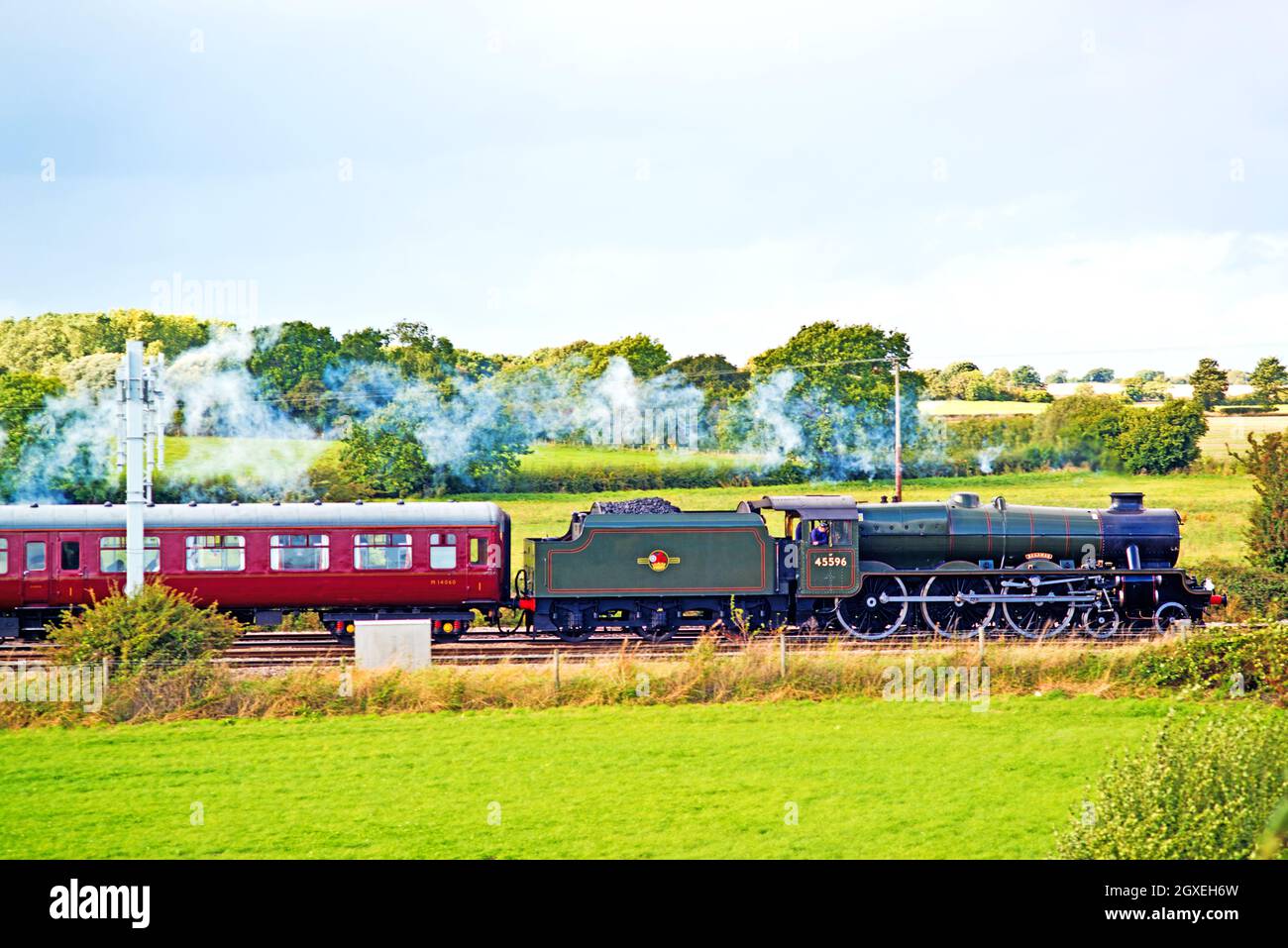 Jubilee Class no 45596 Bahamas at Colton Junction heading for York ...