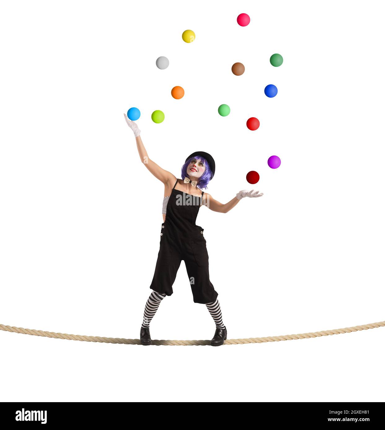 Juggler On The Rope High Resolution Stock Photography and Images - Alamy