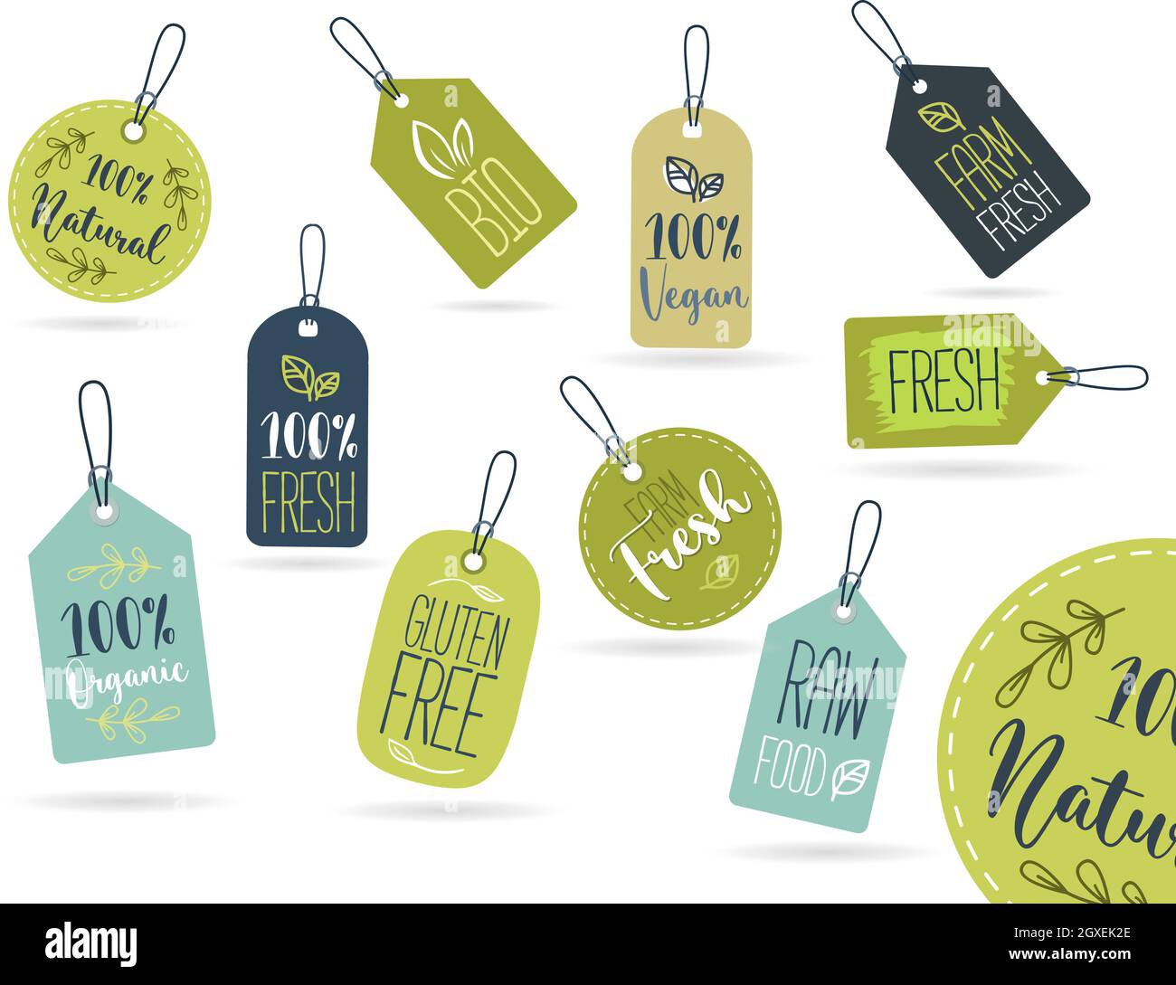 Plant labels bio hi-res stock photography and images - Alamy