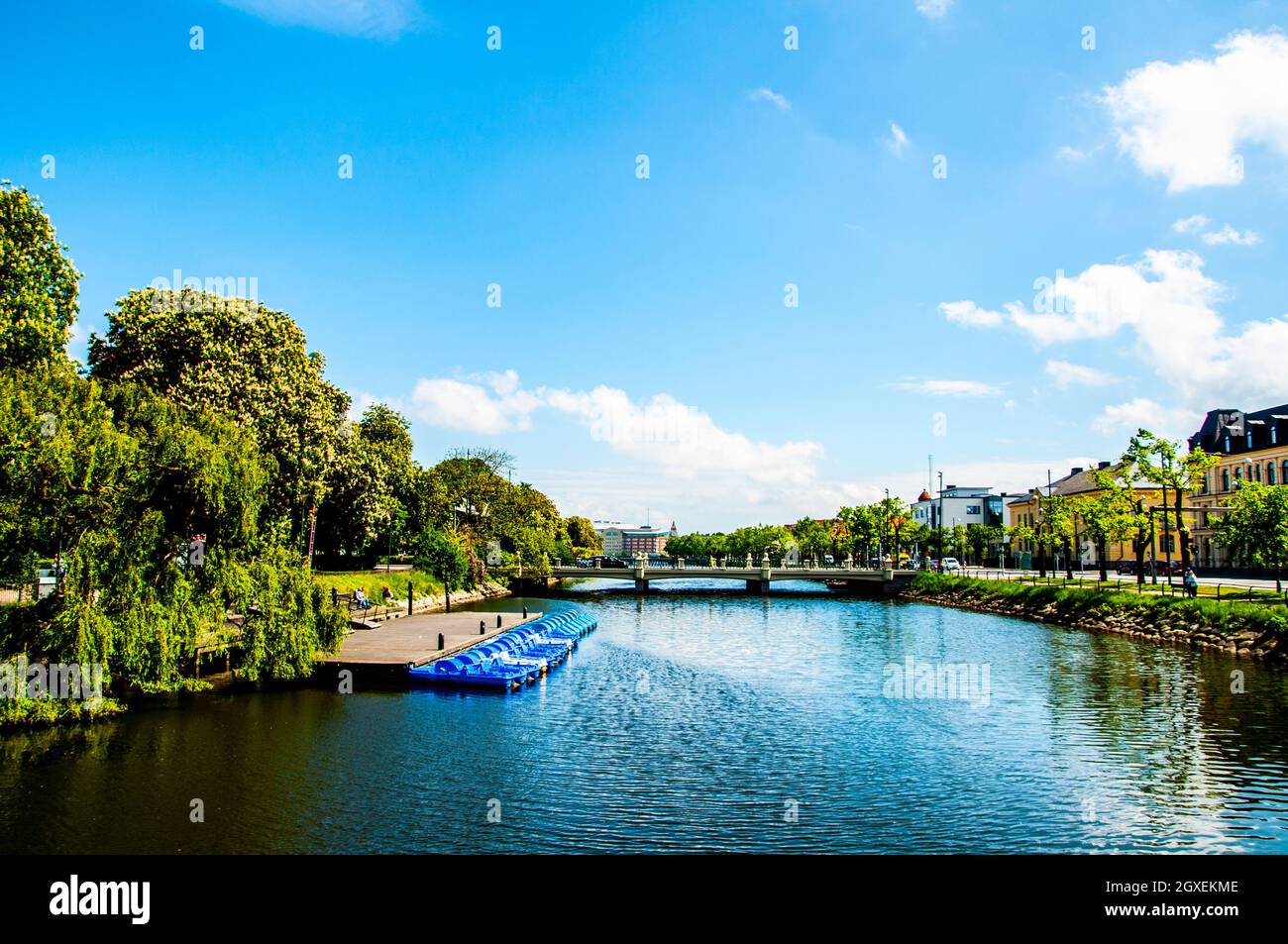 Beautiful landscape of city of Malmo, Sweden Stock Photo - Alamy