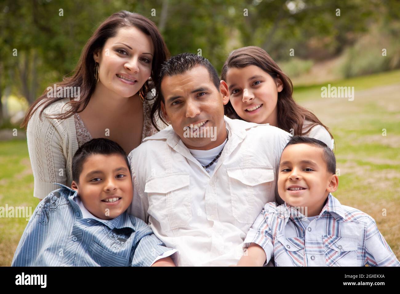 Mexican american father son portrait hi-res stock photography and ...