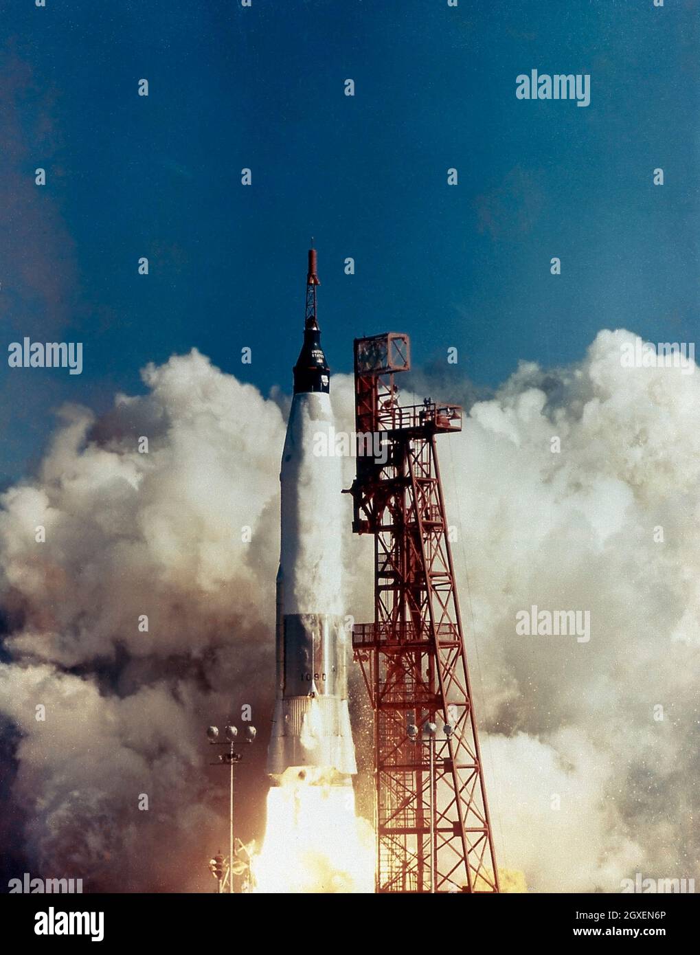 The launch of the MA-6, Friendship 7, on February 20, 1962. Boosted by ...