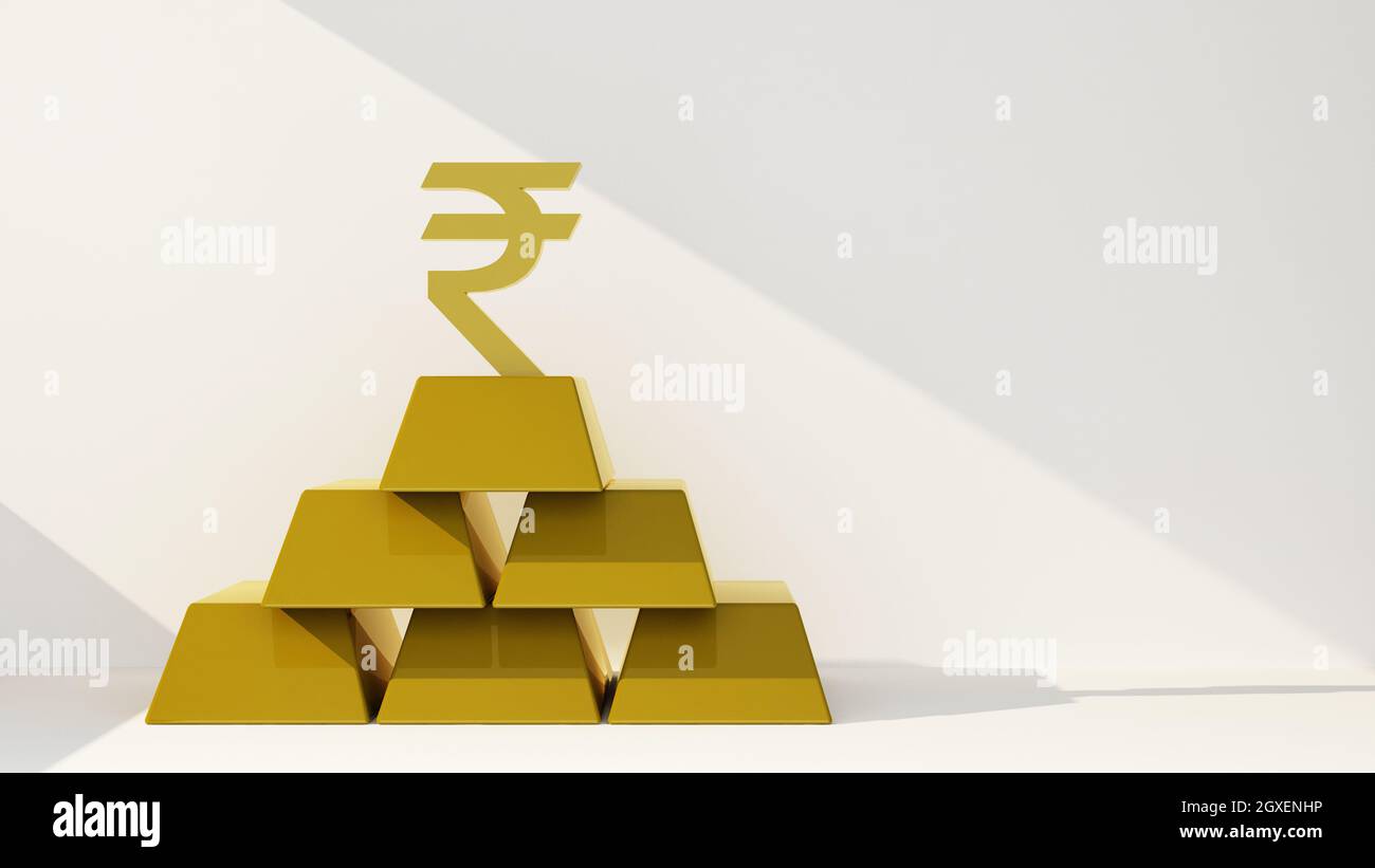 Rupee symbol 3d hi-res stock photography and images - Alamy