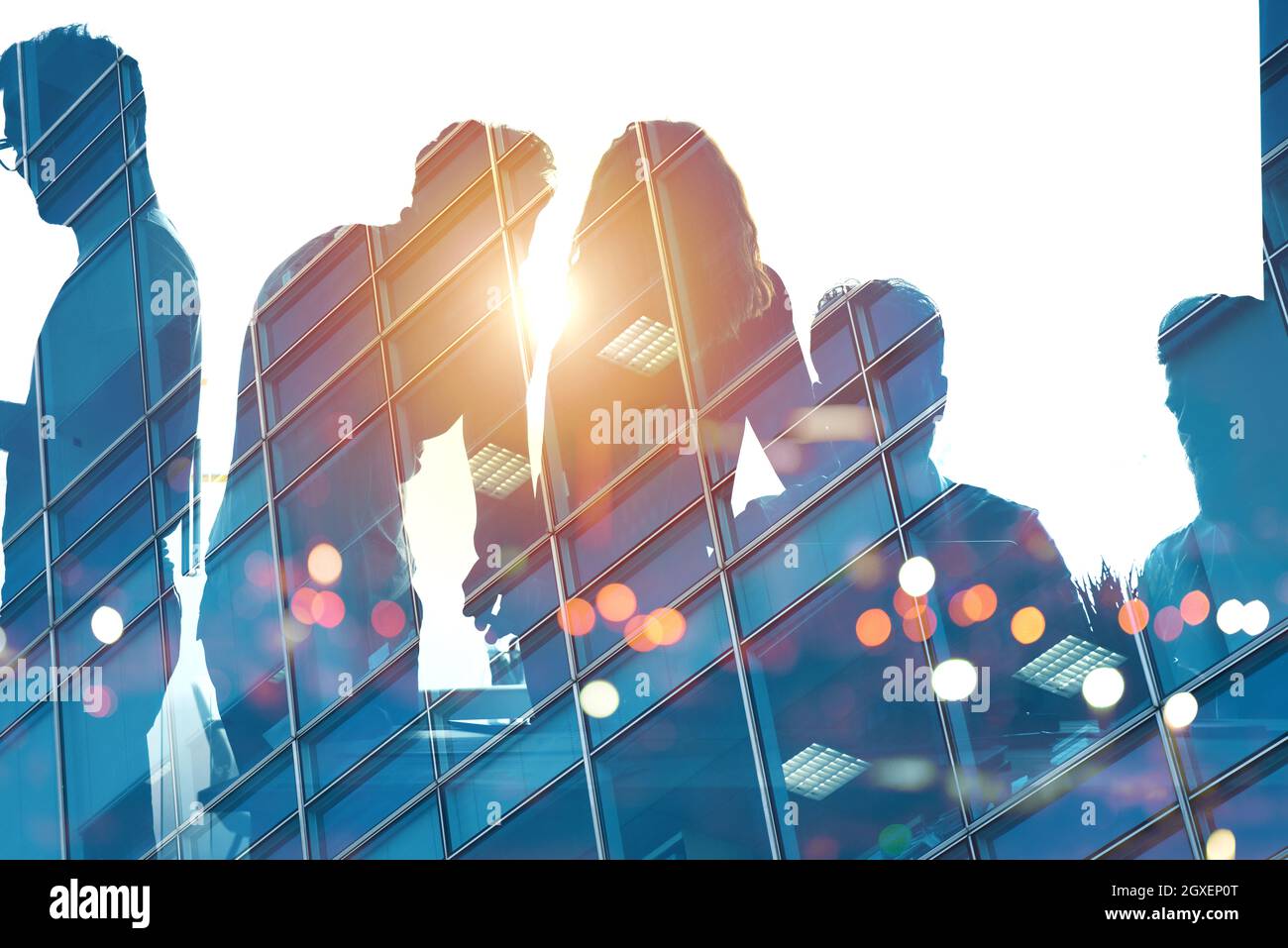 Business people work together in office. Concept of teamwork and ...