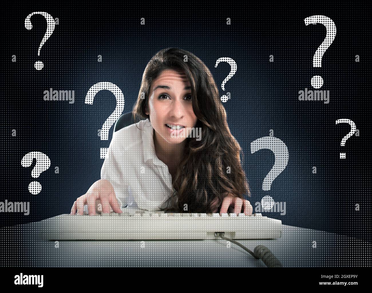 Questioning expression hi-res stock photography and images - Alamy