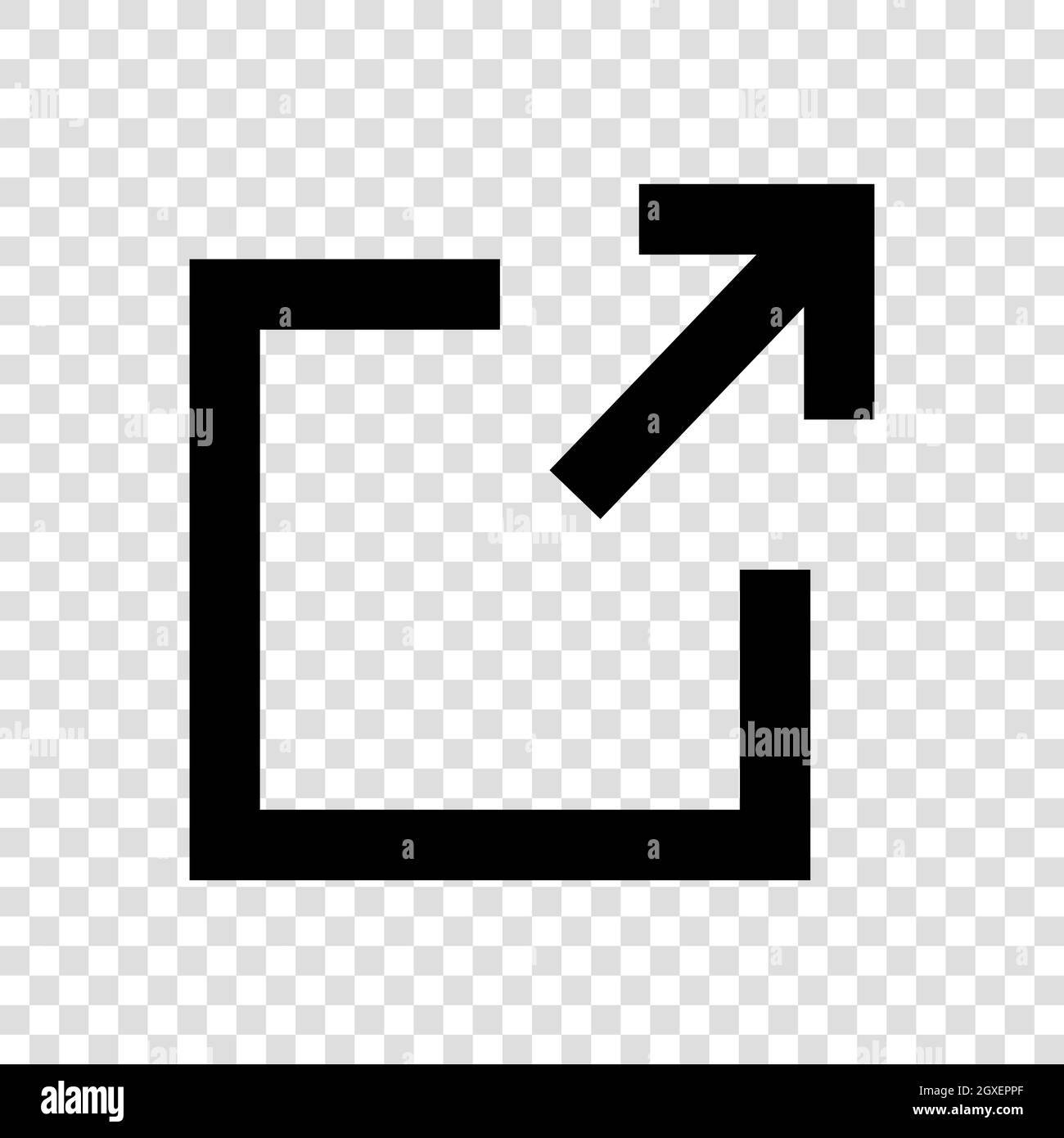 Link icon. Hyperlink chain symbol isolated on transparent background ...