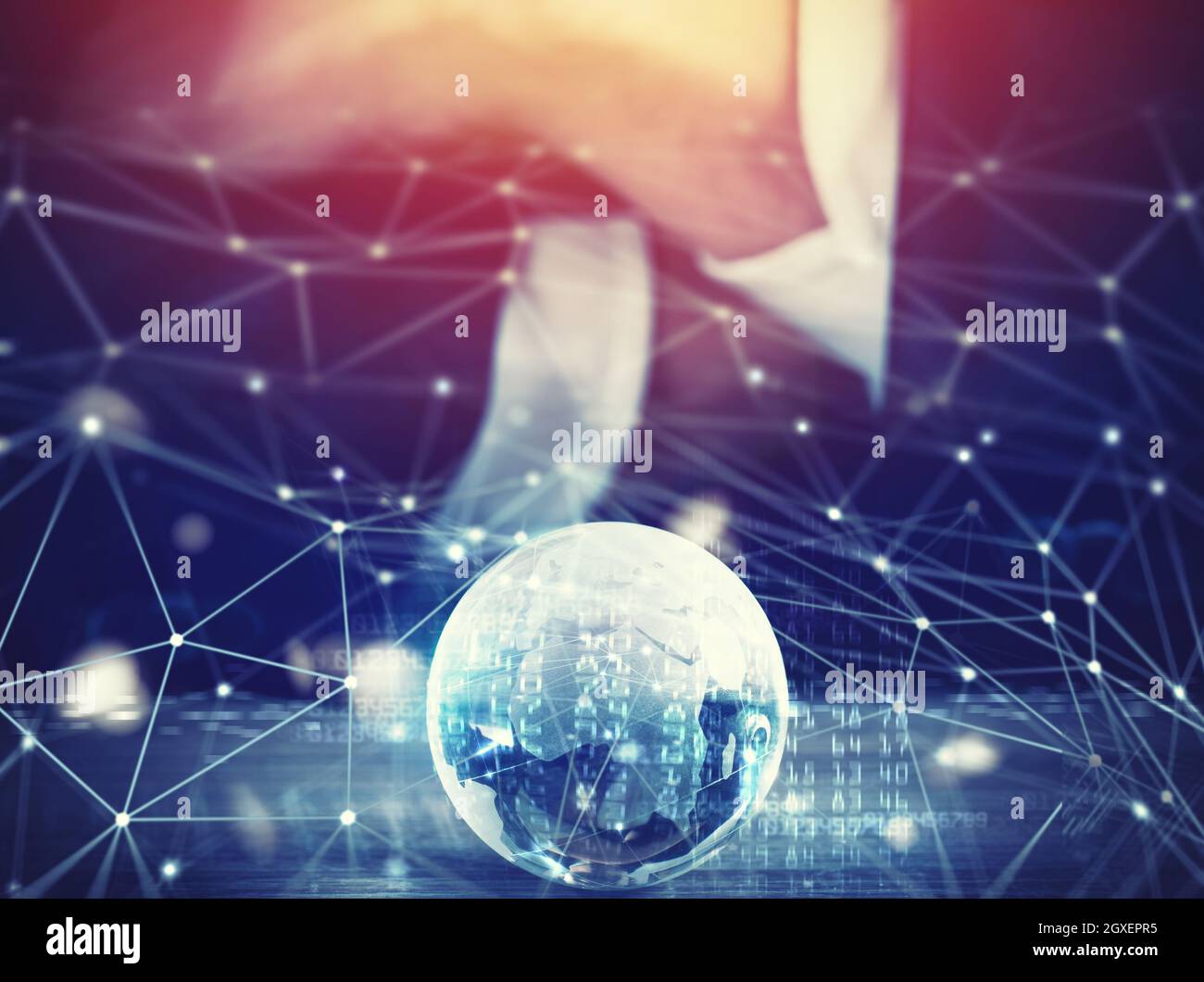 Global digital interconnection hi-res stock photography and images - Alamy