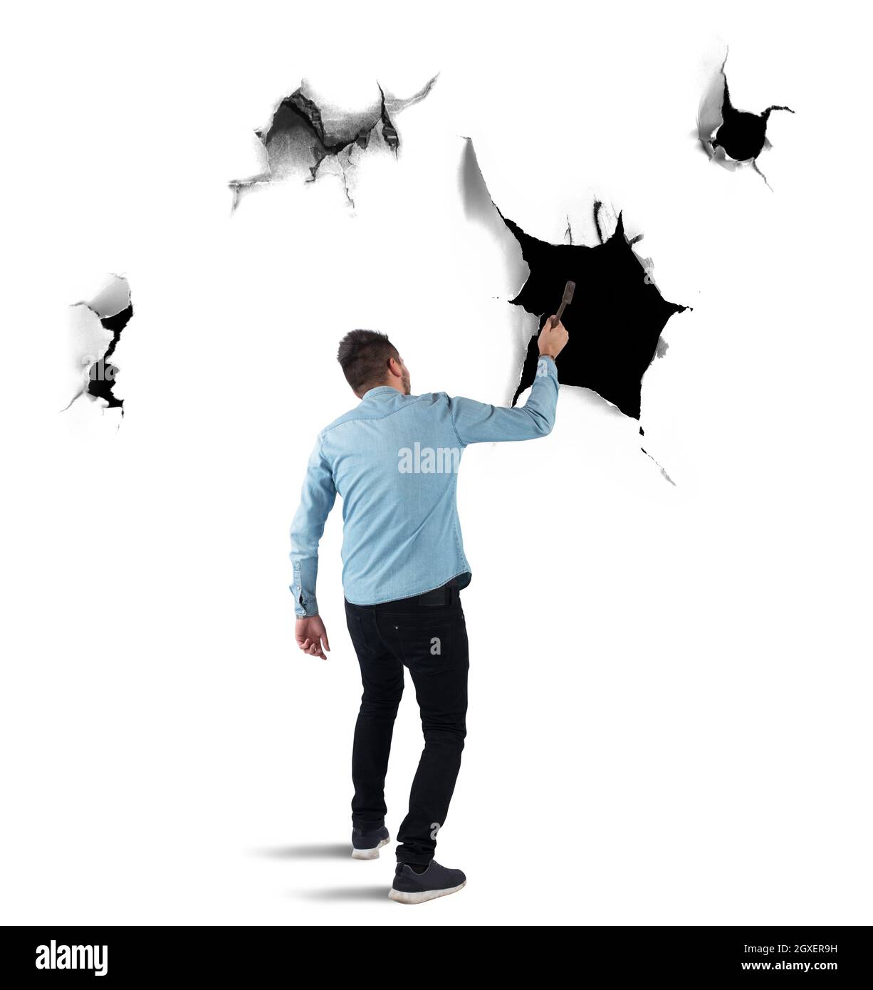 Inside break wall Cut Out Stock Images & Pictures - Alamy