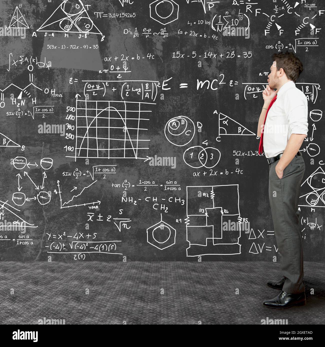 Think solves hi-res stock photography and images - Alamy