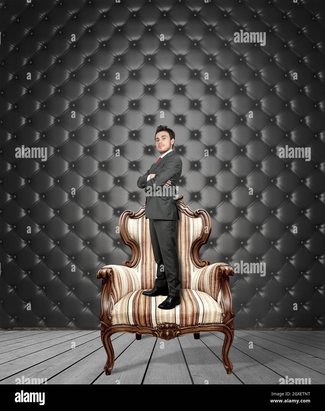 Businessman rich and successful lives in luxury Stock Photo - Alamy