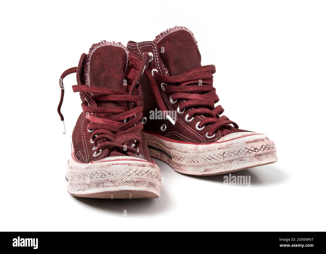 Old destroyed shoe Cut Out Stock Images & Pictures - Alamy