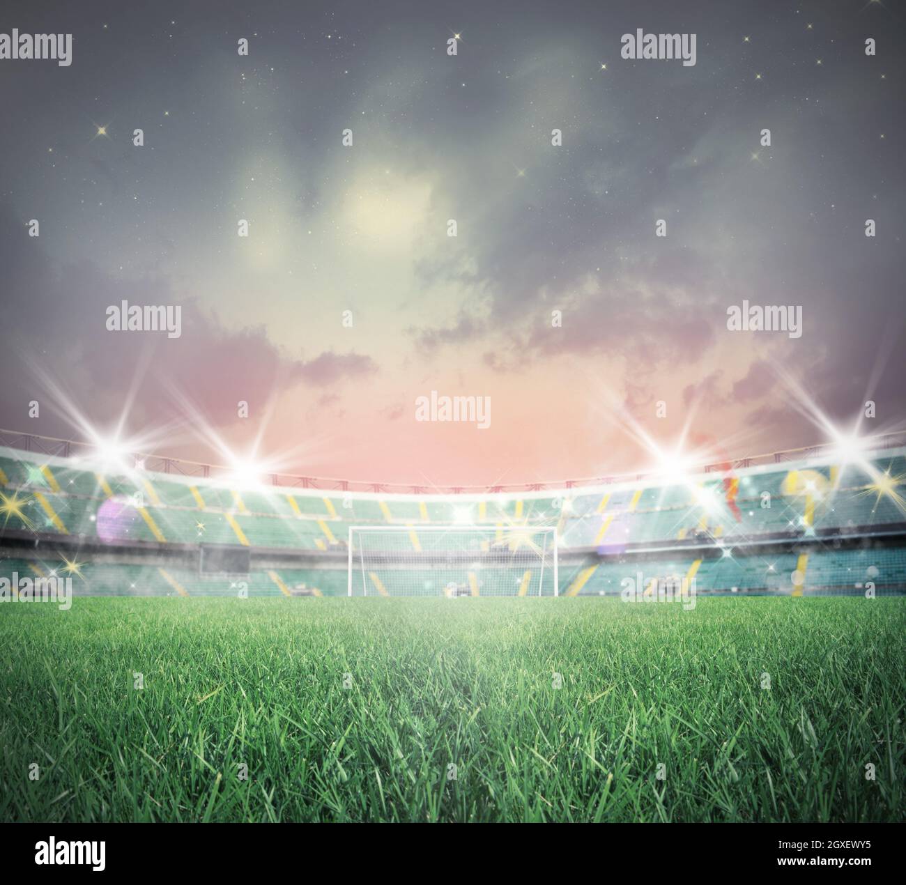 Power stadium sunset during hi-res stock photography and images - Alamy