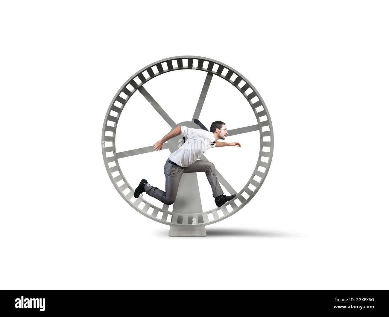 Man run cycle Cut Out Stock Images & Pictures - Alamy