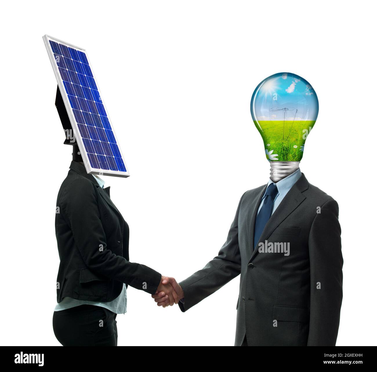 Business handshake from new energy people Stock Photo - Alamy