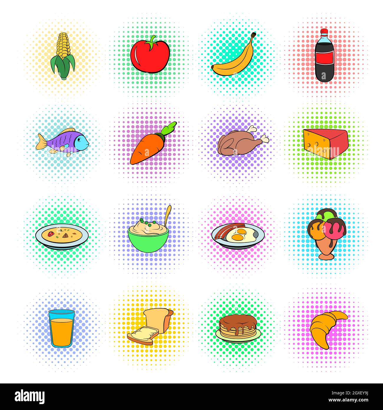 Chef food button in Cut Out Stock Images & Pictures - Alamy