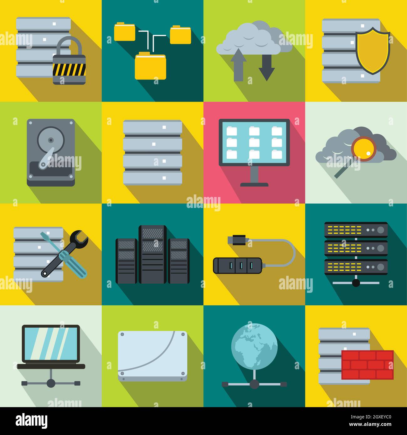 Database server icons hi-res stock photography and images - Alamy