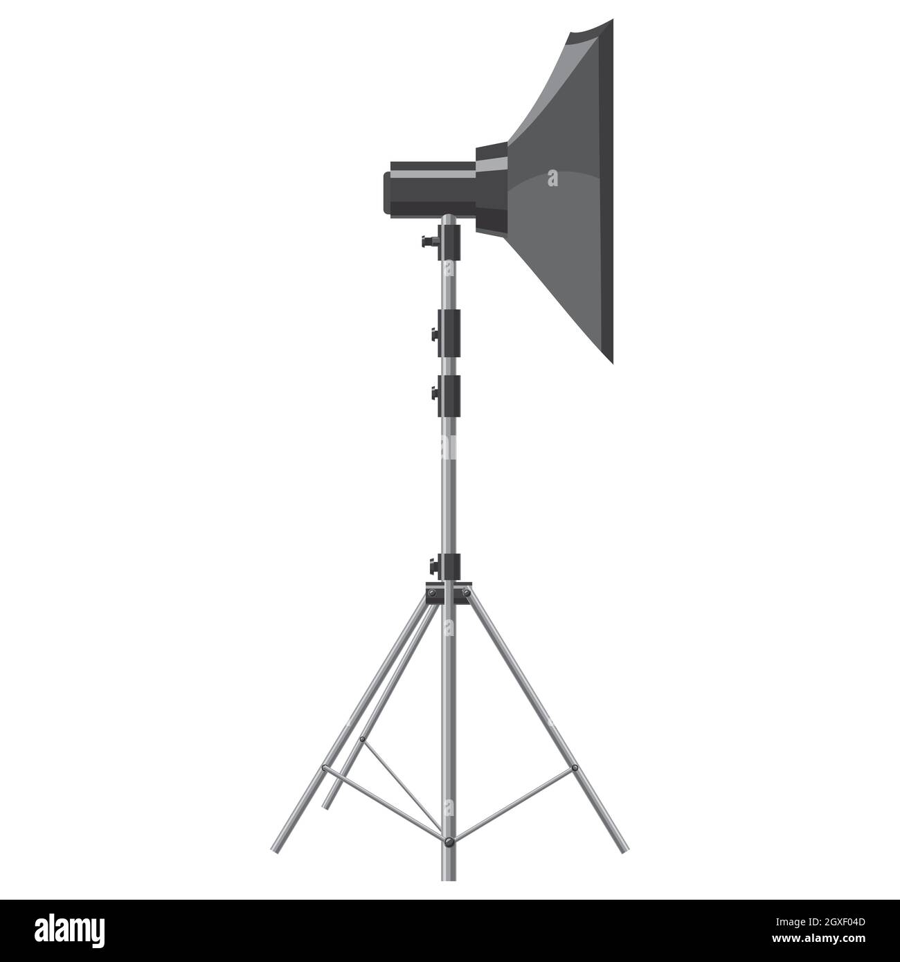 Spotlight for shooting icon in cartoon style isolated on white ...