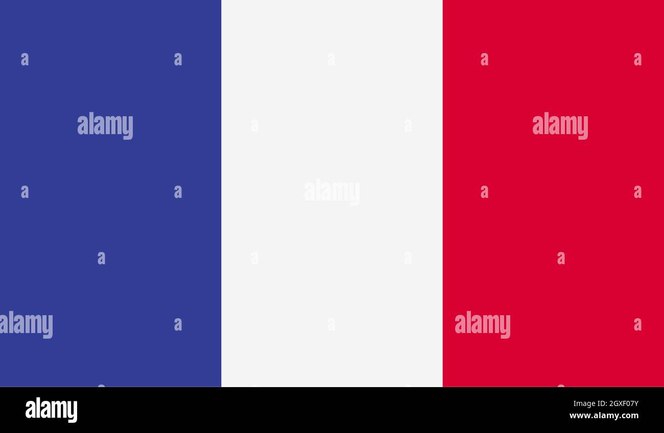 France flag image for any design in simple style Stock Photo - Alamy