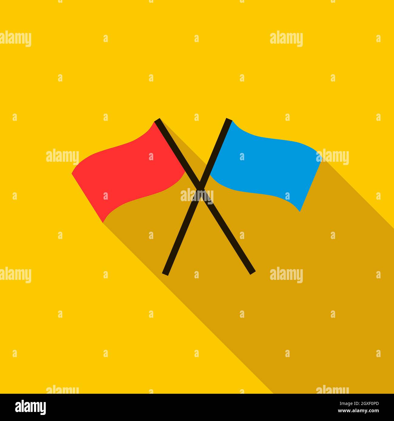 Crossed flags hi-res stock photography and images - Alamy